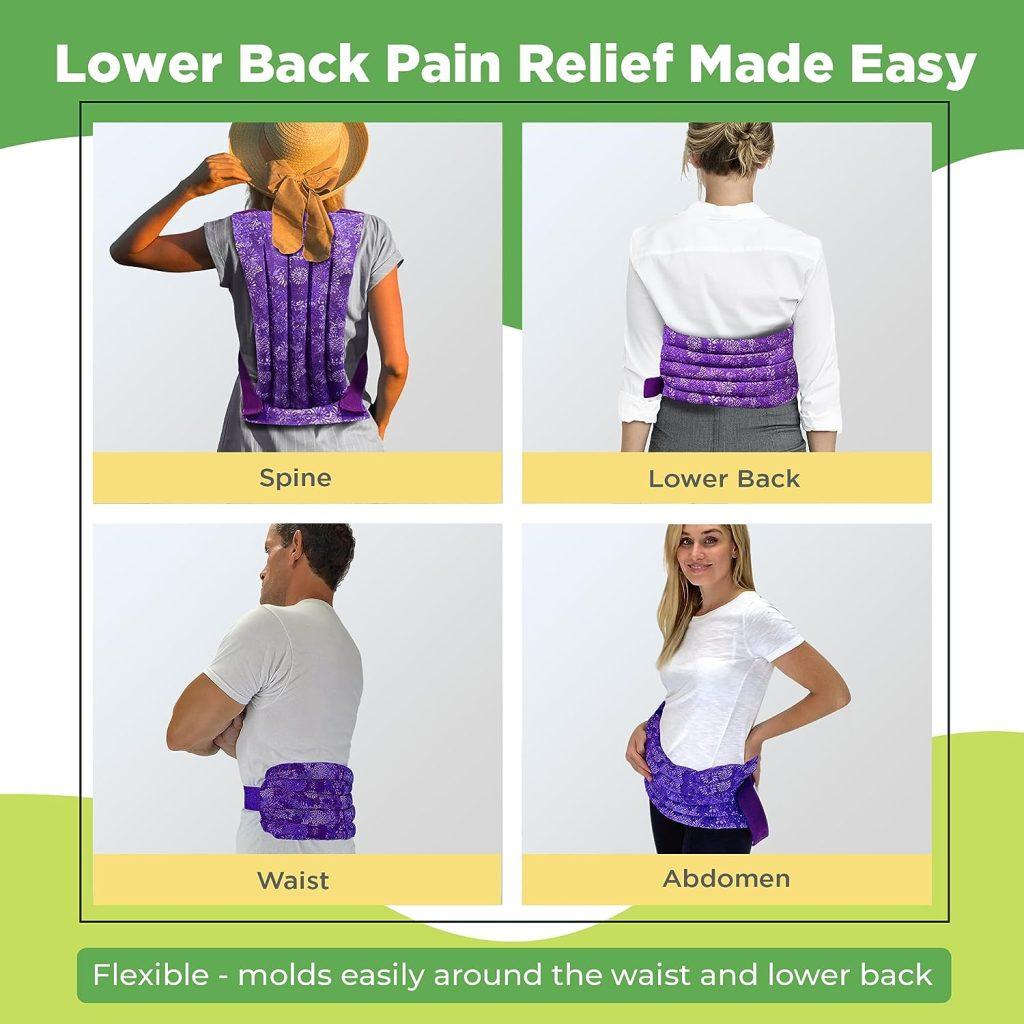 Spine and Back Microwave Heating Pad for Lower & Upper Back