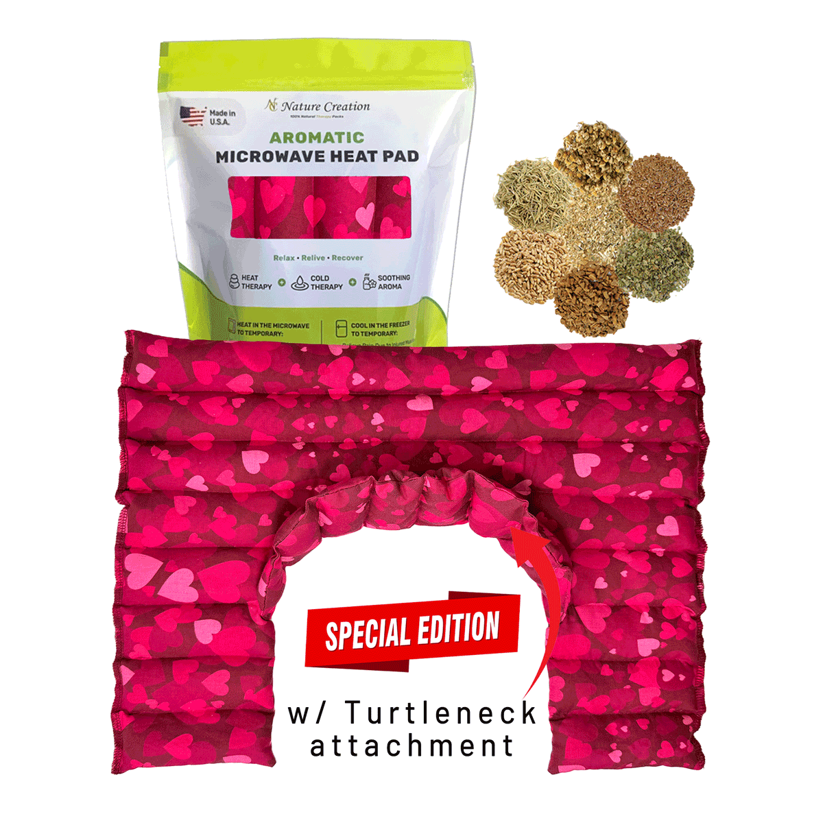 Herbal Microwave Heating Pads by Nature Creation
